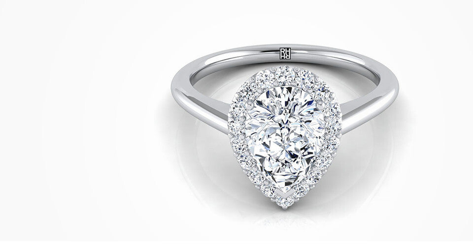 Pear Shaped Diamond Shape Guide | RockHer - RockHer.com