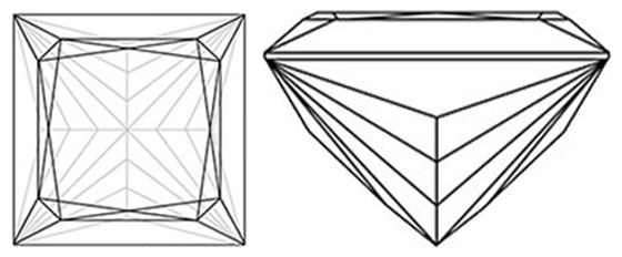 Princess Cut Diamond Shape Guide | RockHer - RockHer.com