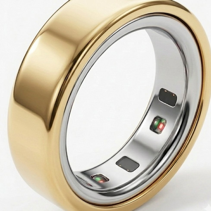 Gold Oura Ring Covers & Jewelry Sleeves | 14K Gold for Oura Rin...