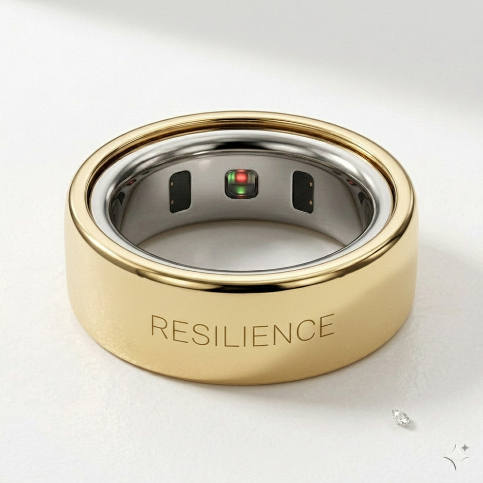 Gold Oura Ring Covers & Jewelry Sleeves | 14K Gold for Oura Rin...